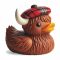 1435 Rubber Duck – Highland Cow – Heather Gift Company